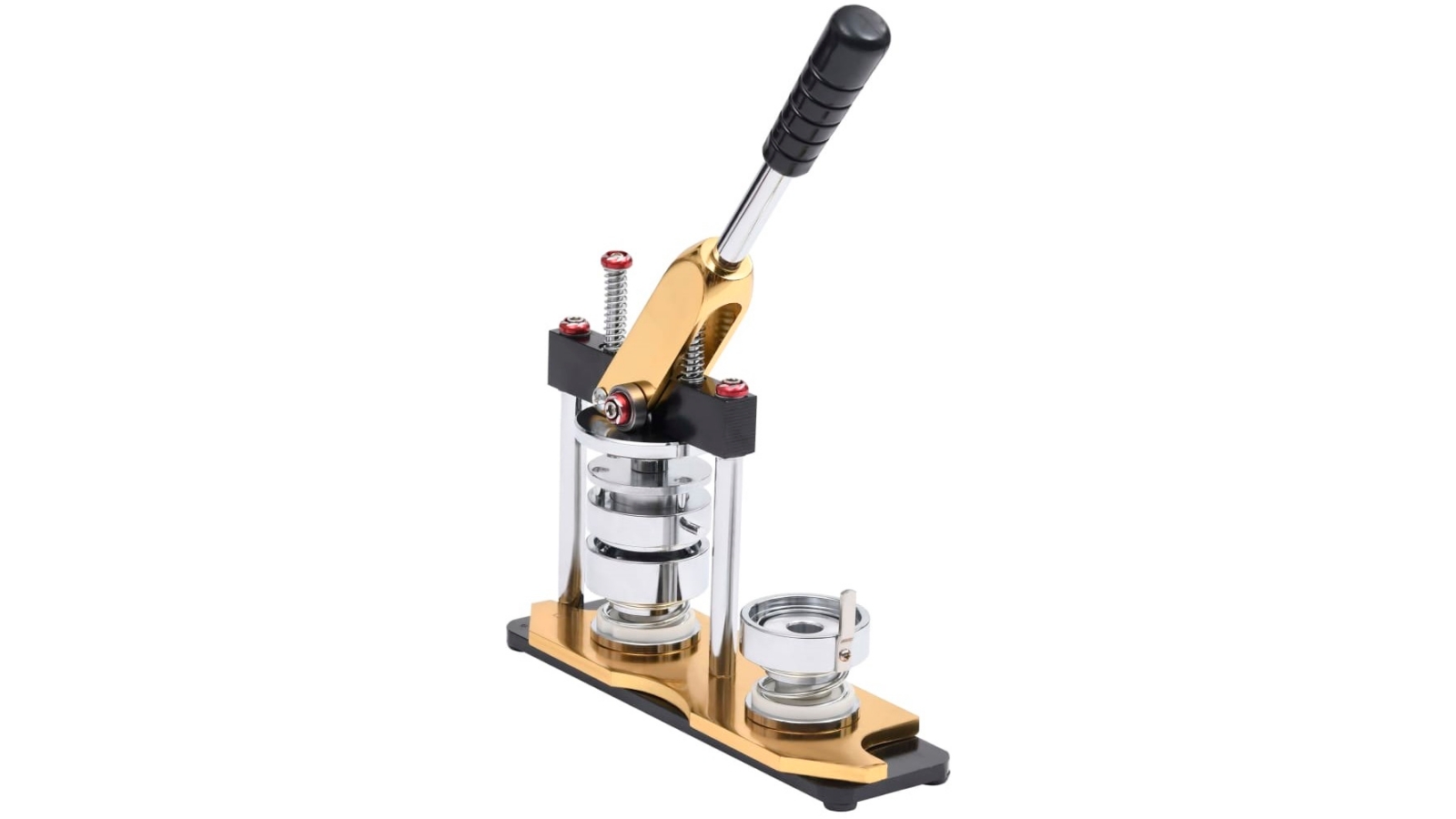 vidaXL 500 Piece Rotate Punch Badge Maker with Pinback Button Parts ...