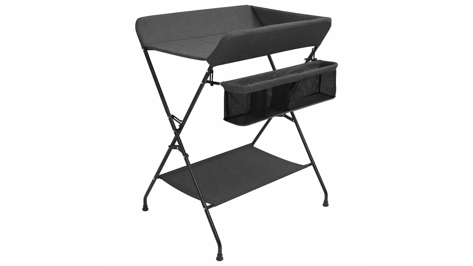 vidaXL Anthracite Iron Changing Table | Harvey Norman