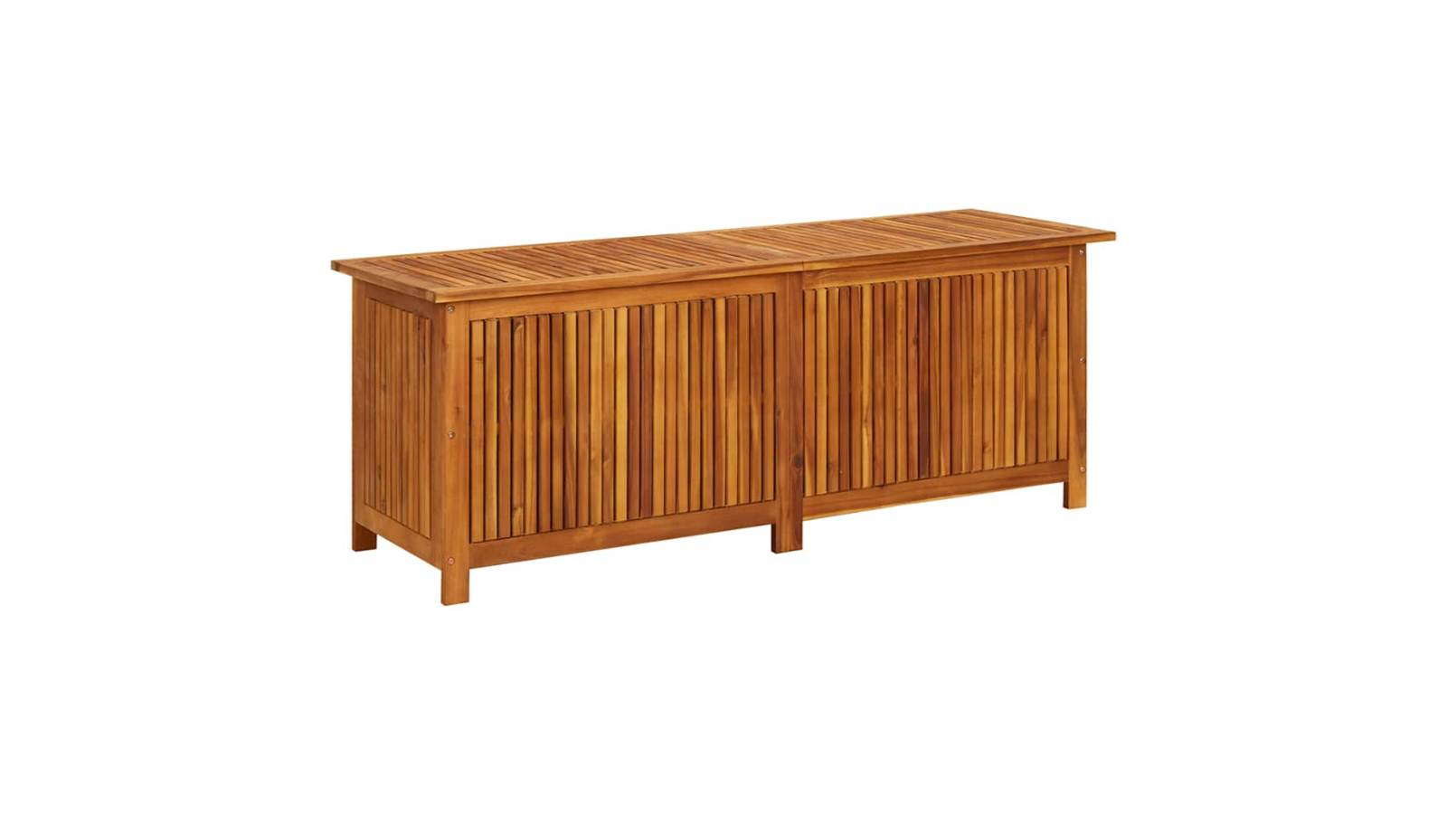 vidaXL Solid Wood Acacia 150 x 50 x 58cm Garden Storage Box | Harvey Norman
