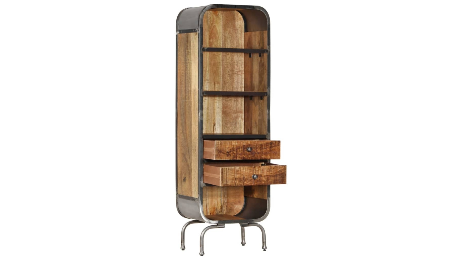 VidaXL Mango Solid Wood Highboard - 40 x 30 x 126cm | Harvey Norman