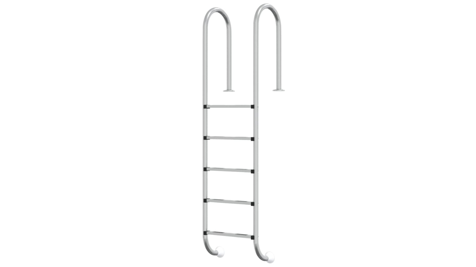 vidaXL 304 Stainless Steel Silver Pool Ladder - 54 x 38 x 211cm ...