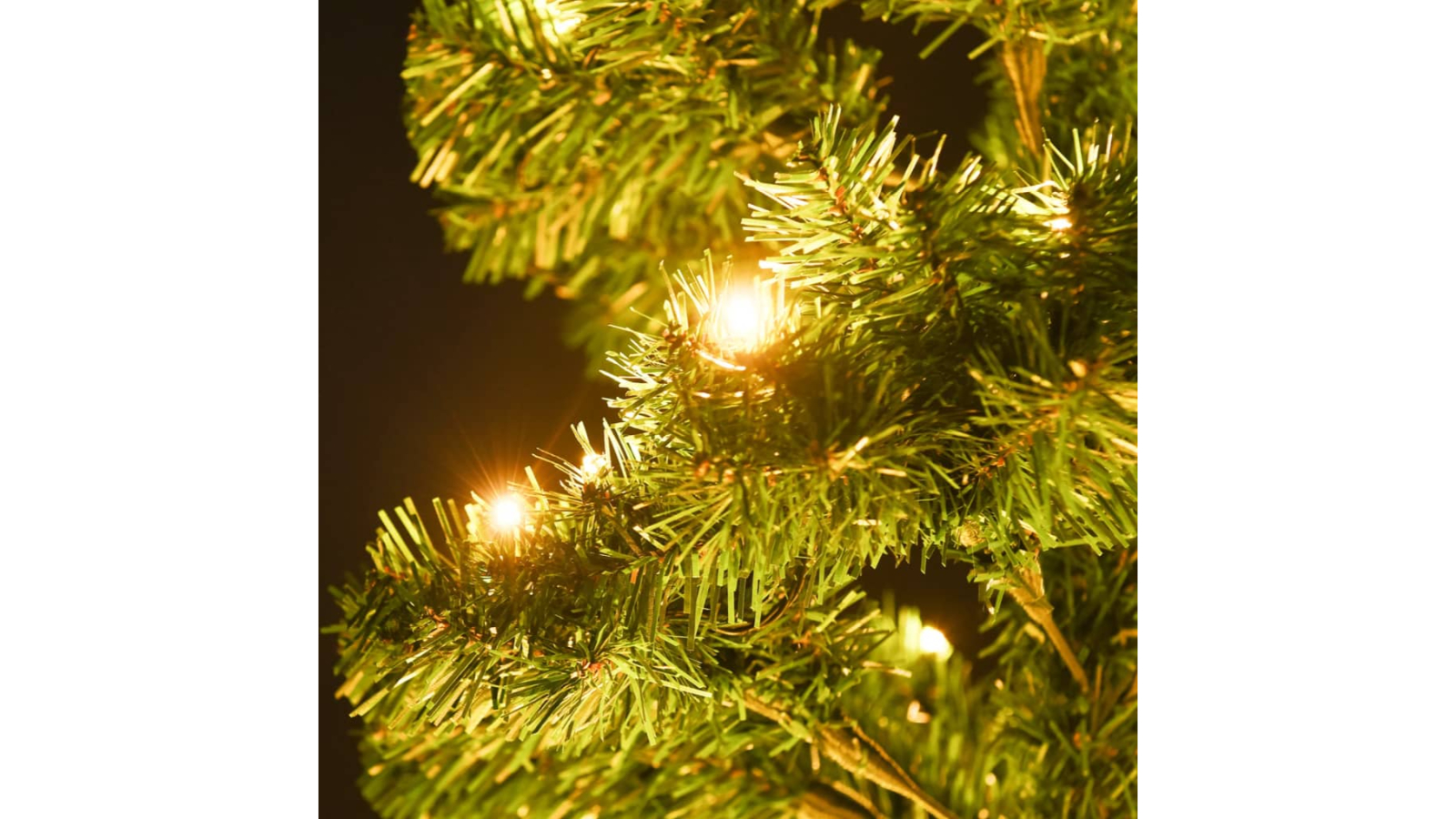 vidaXL Swirl Pre-lit Christmas Tree with Pot Green 120 cm PVC | Harvey ...