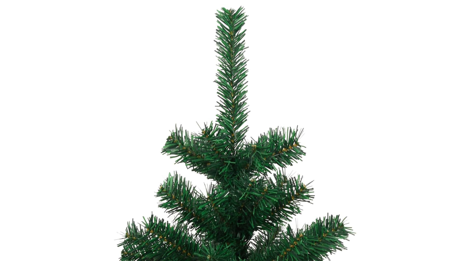 vidaXL Swirl Pre-lit Christmas Tree with Pot Green 120 cm PVC | Harvey ...