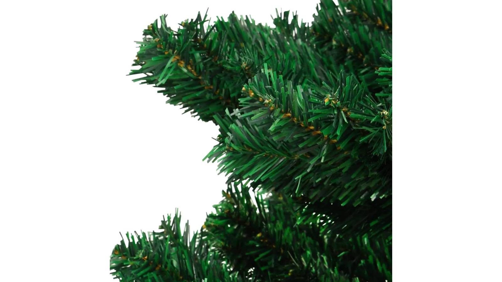vidaXL Swirl Pre-lit Christmas Tree with Pot Green 120 cm PVC | Harvey ...
