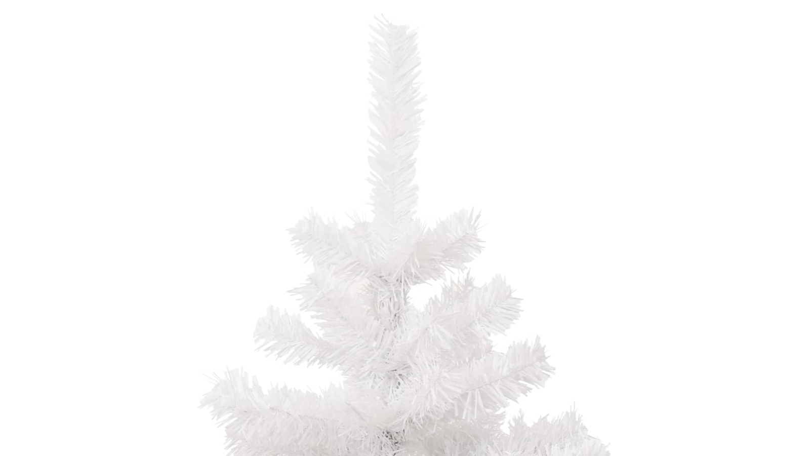 vidaXL Swirl Pre-lit Christmas Tree with Pot White 120 cm PVC | Harvey ...