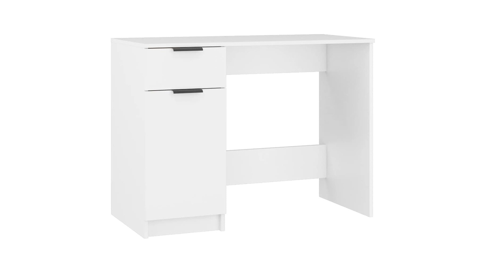 vidaXL White Engineered Wood 100 x 50 x 75cm Desk | Harvey Norman