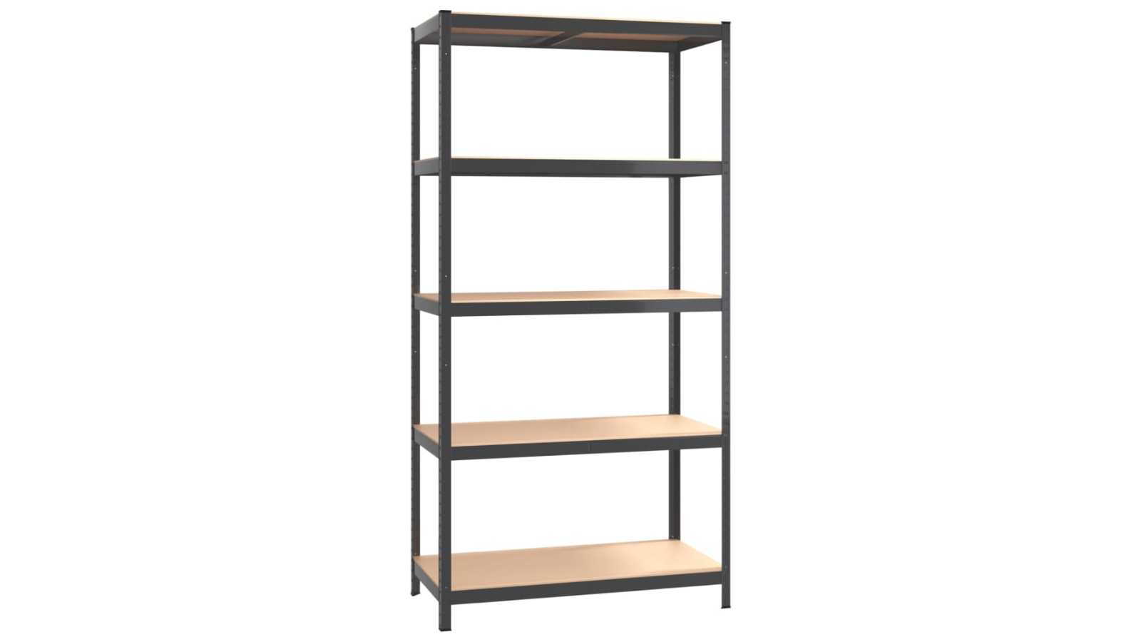 vidaXL 1 Piece 90 x 40 x 180cm 5-Layer Storage Shelf - Anthracite ...