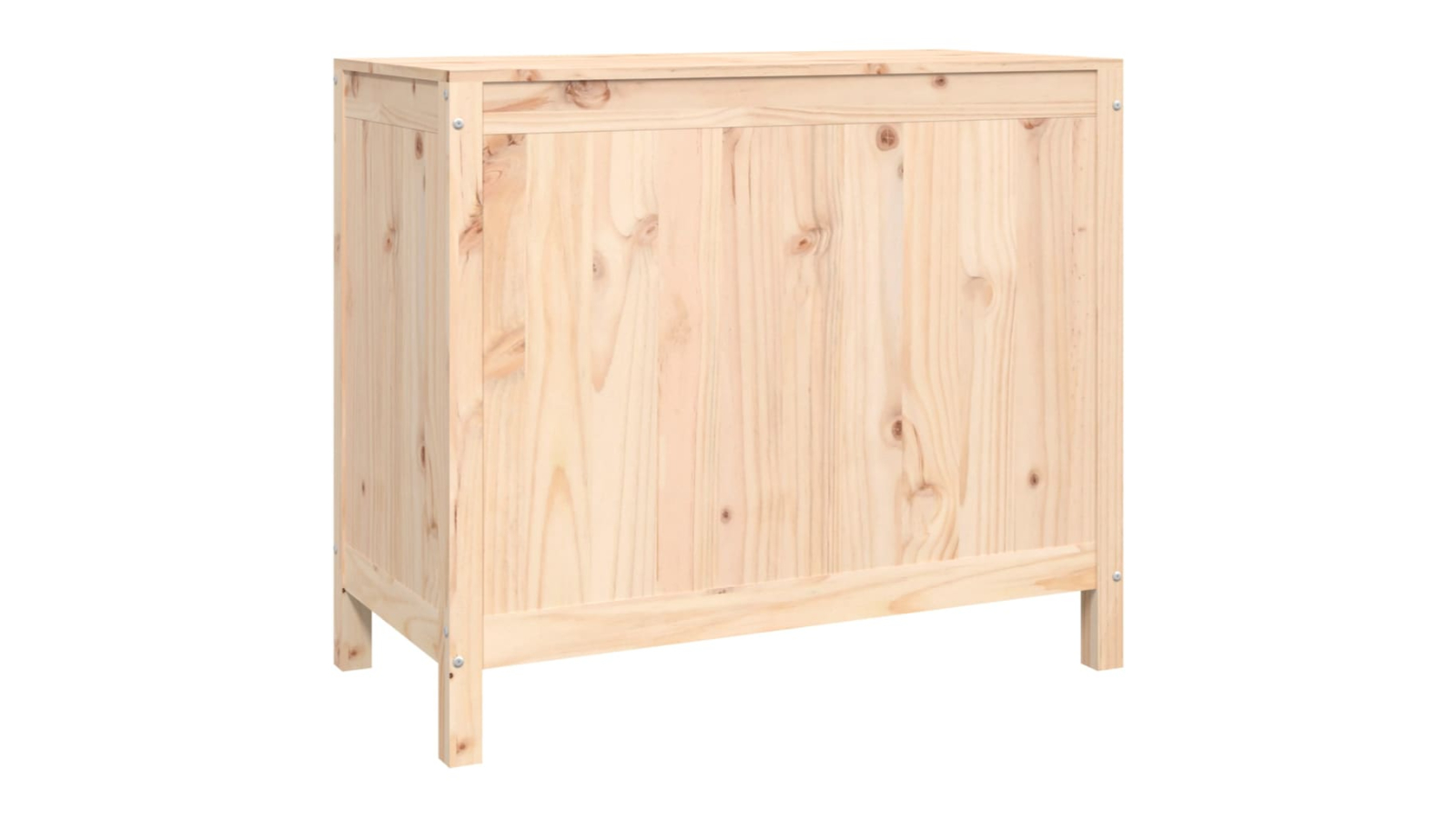 vidaXL Solid Pine Wood 88.5 x 44 x 76cm Laundry Box | Harvey Norman