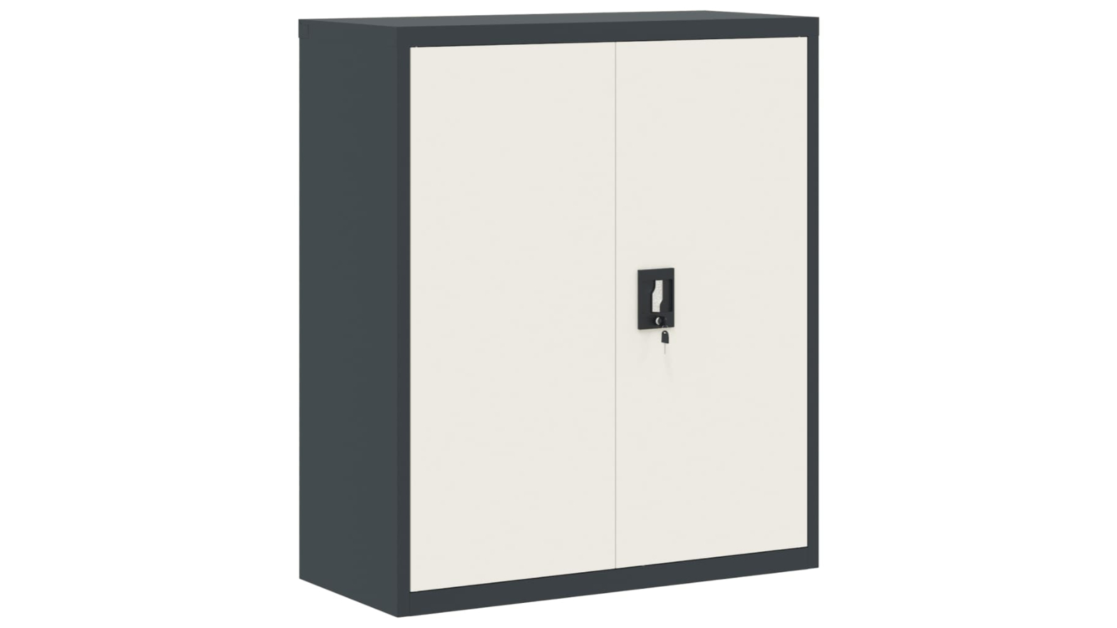 vidaXL 90 x 40 x 105cm Steel File Cabinet Anthracite White Harvey Norman
