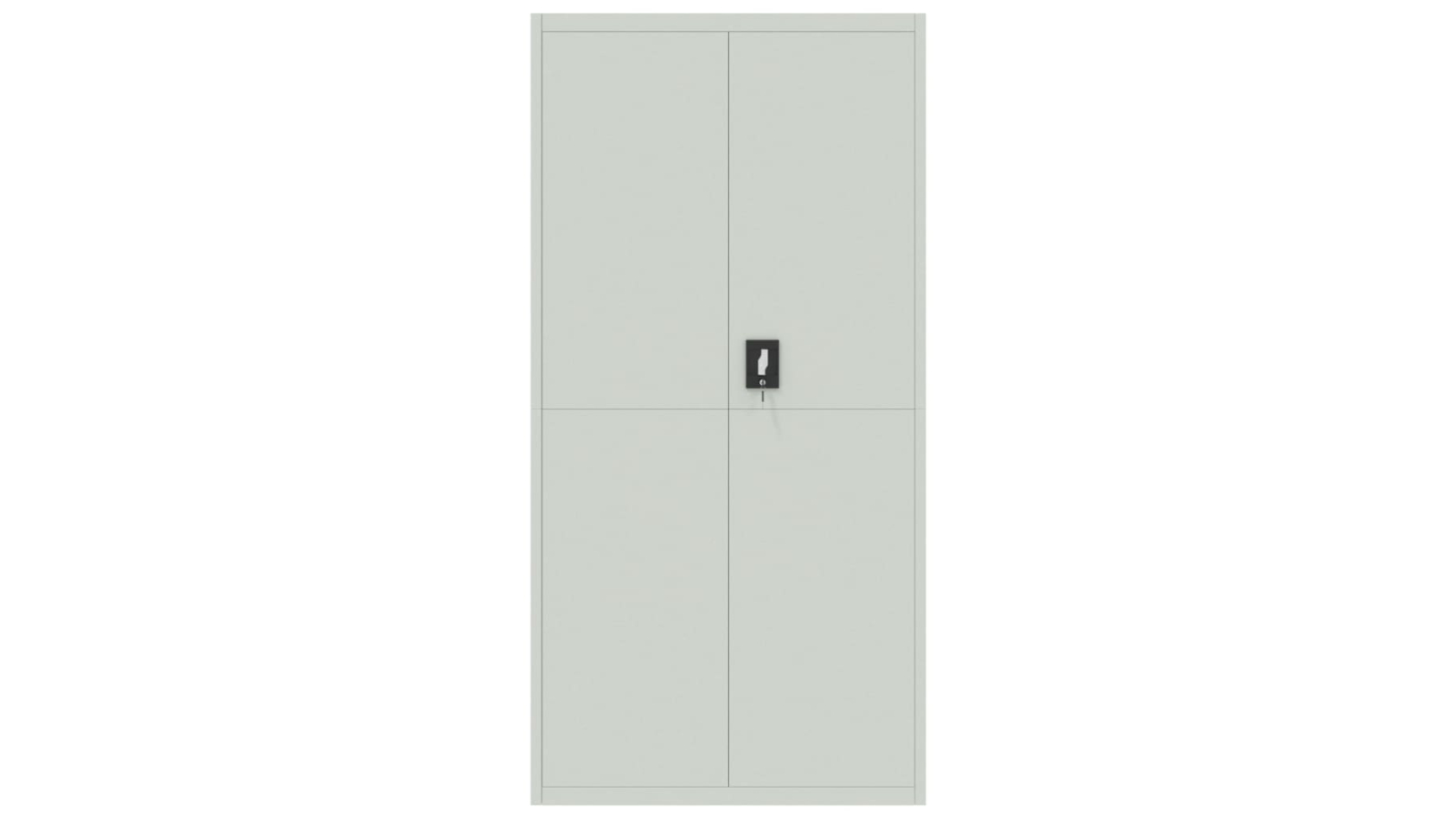 vidaXL Grey Steel File Cabinet - 90 x 40 x 180cm | Harvey Norman