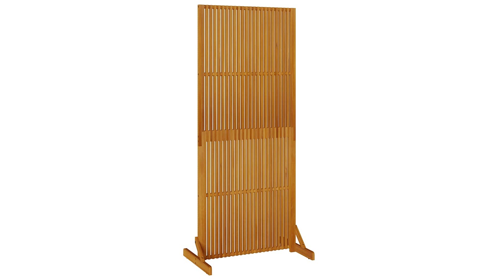 vidaXL Solid Acacia Wood 180.5cm Indoor/Outdoor Privacy Screen | Harvey ...