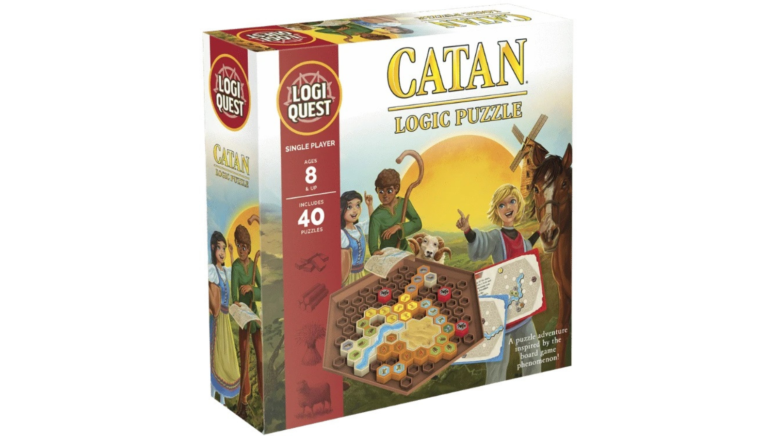 Logiquest Catan Logic Puzzle Board Game | Harvey Norman