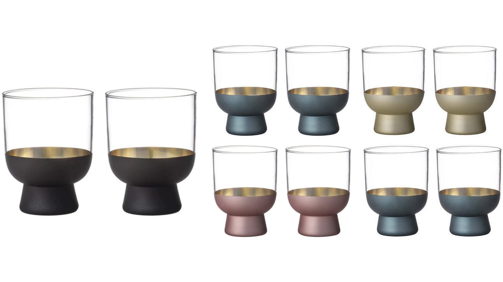 Tempa 2-Pack 240ml Aria Glass Tumblers | Harvey Norman