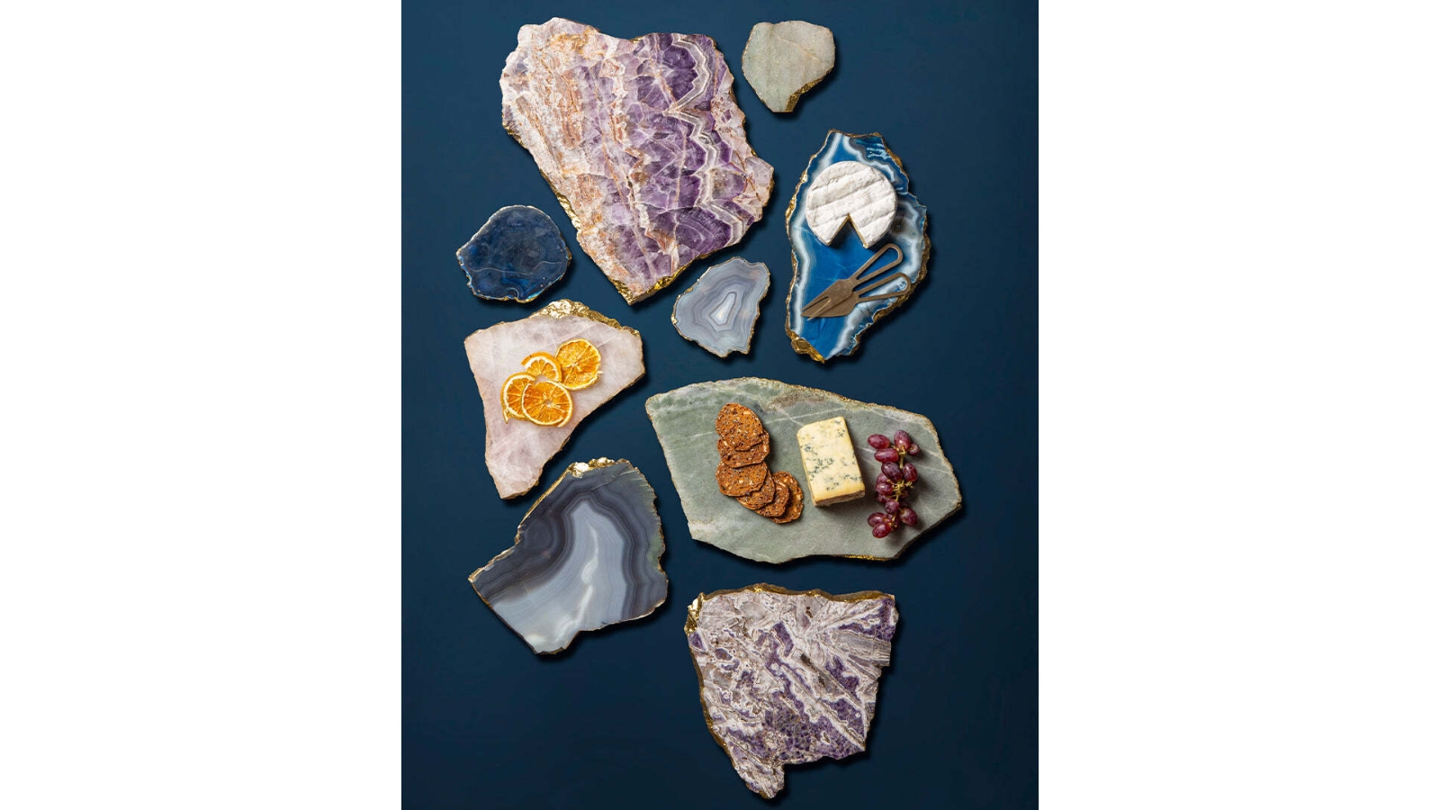 TEMPA Pack of 4 Allira Agate 10cm Coaster - Moonstone | Harvey Norman