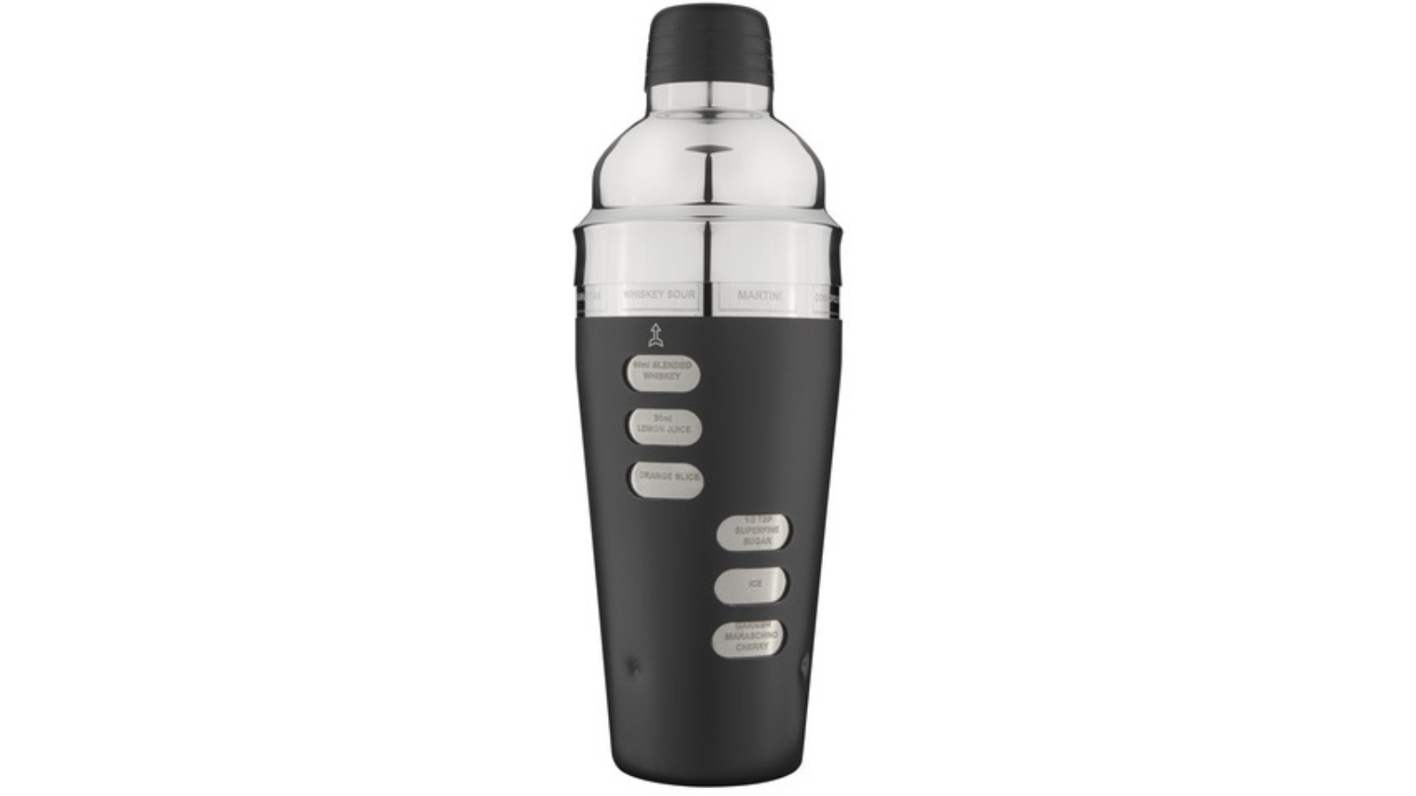 TEMPA Aurora Cocktail Shaker Cup Set - Matte Black | Harvey Norman