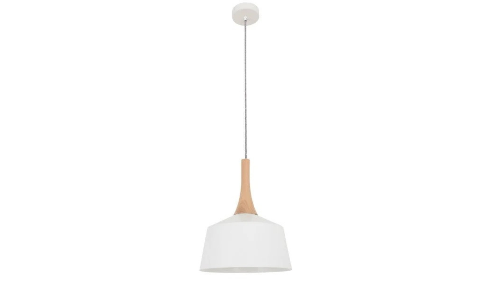 Nordic Modern Scandinavian Small Angled Dome with Wood Highlight ...