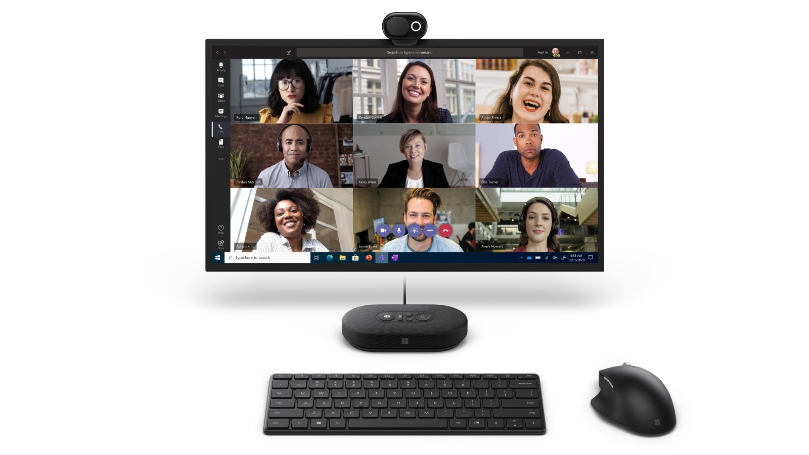 Microsoft Modern Webcam - Black | Harvey Norman