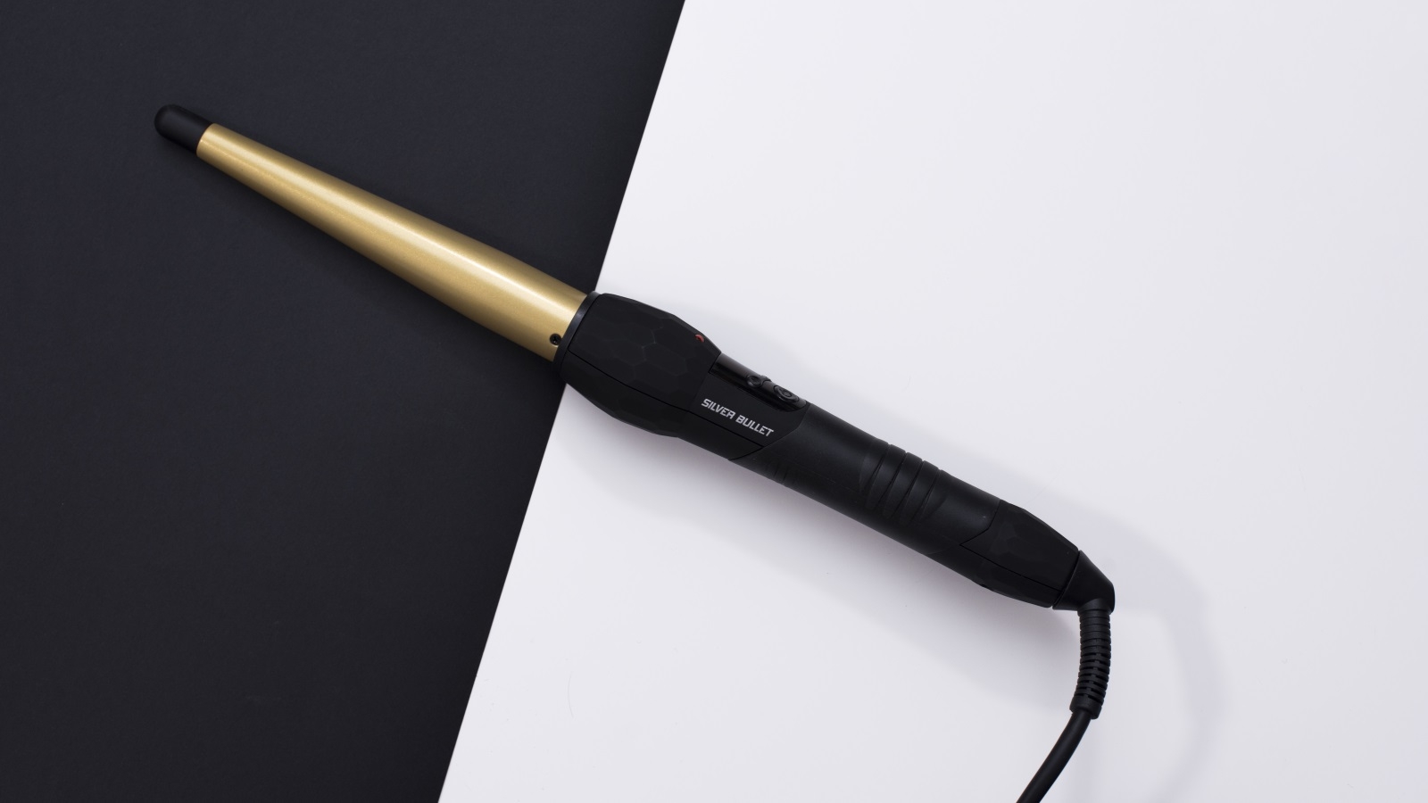 Silver Bullet Fastlane Conical Hair Curler - Gold | Harvey Norman