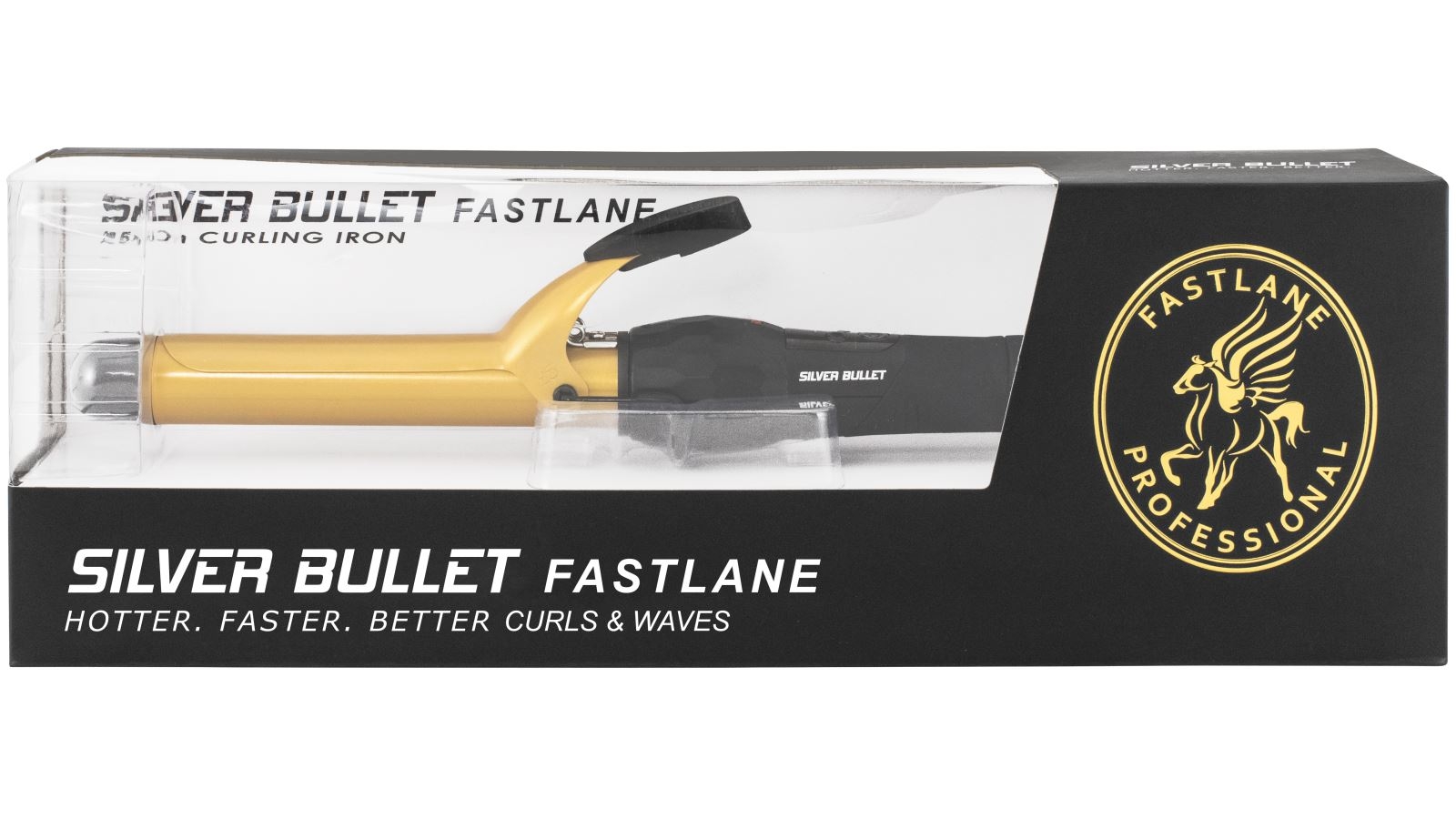 Silver Bullet Fastlane 25mm Hair Curler - Gold | Harvey Norman