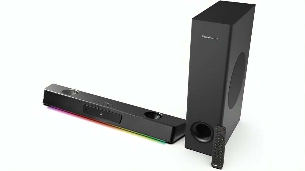 Creative Katana V2X Gaming Soundbar with Subwoofer - Black | Harvey Norman