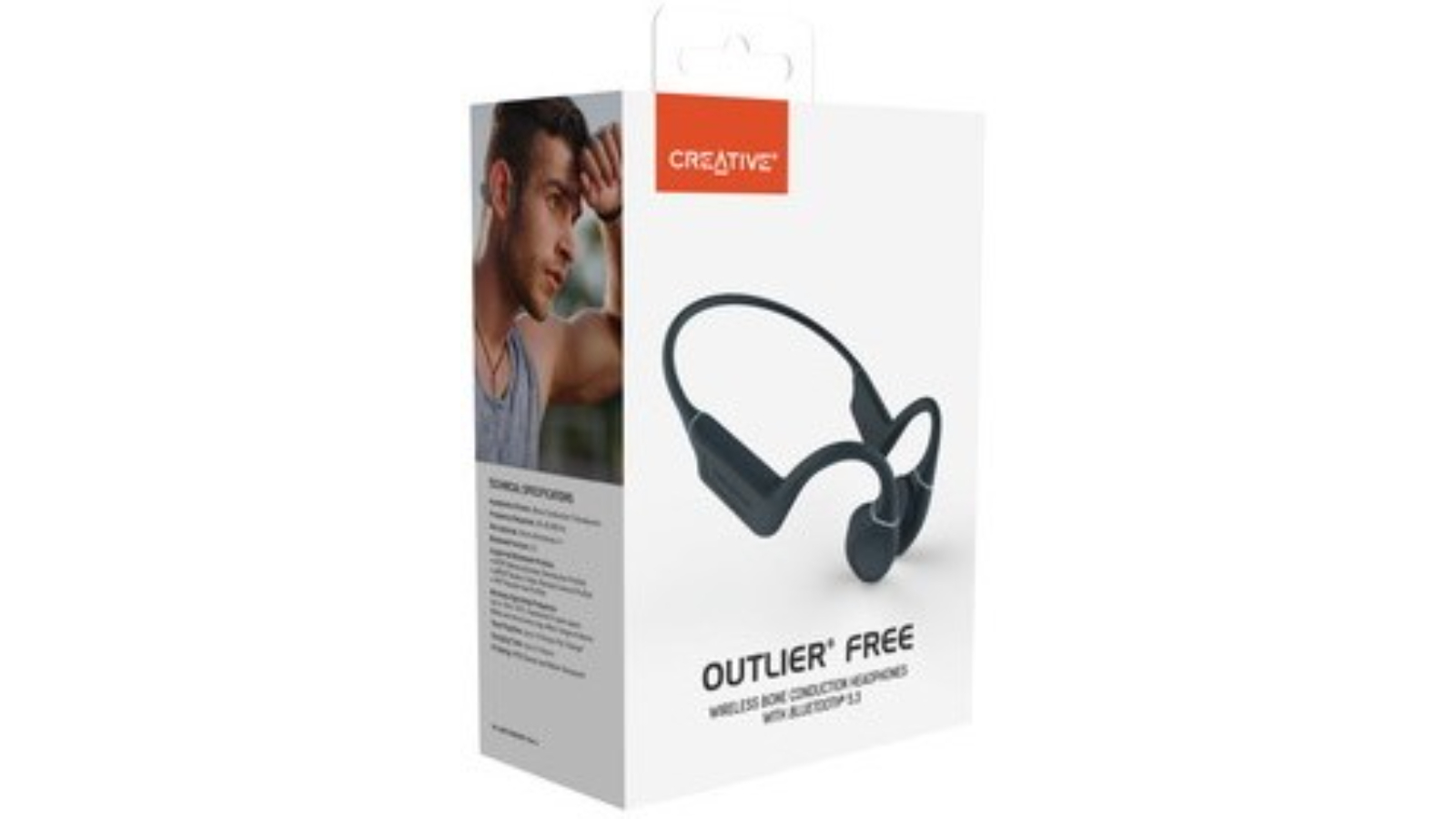 Creative Outlier Free Bone Conduction Headphones - Black | Harvey Norman