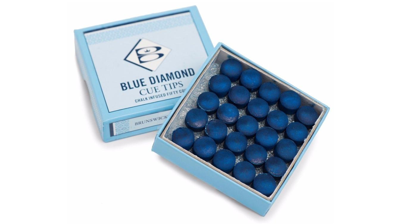 NPC Amusements 50 Pack Brunswick Blue Diamond Pool Snooker Billiard Cue ...