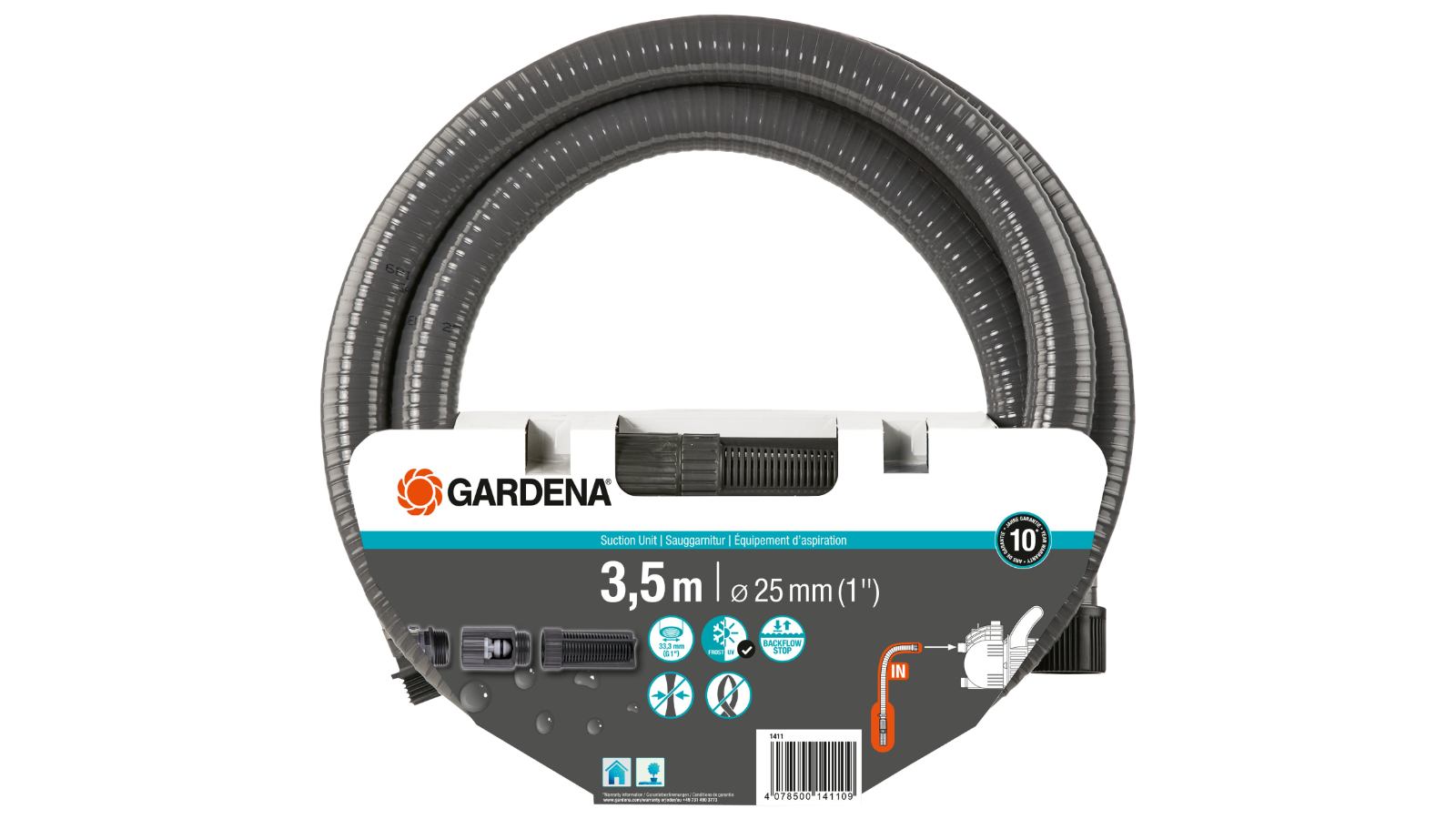 Gardena Suction Unit - 350cm | Harvey Norman