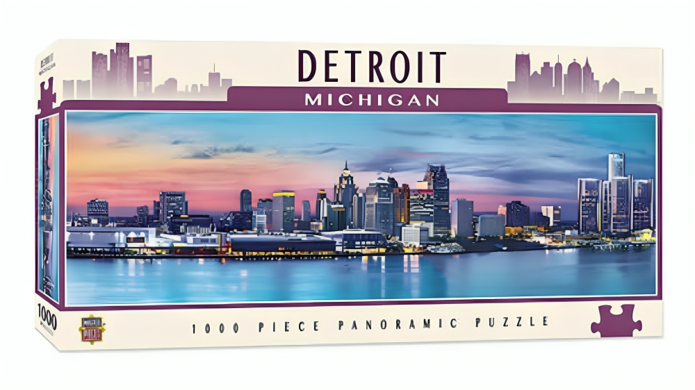 Masterpieces 1000 Piece Panoramic Puzzle - Detroit | Harvey Norman