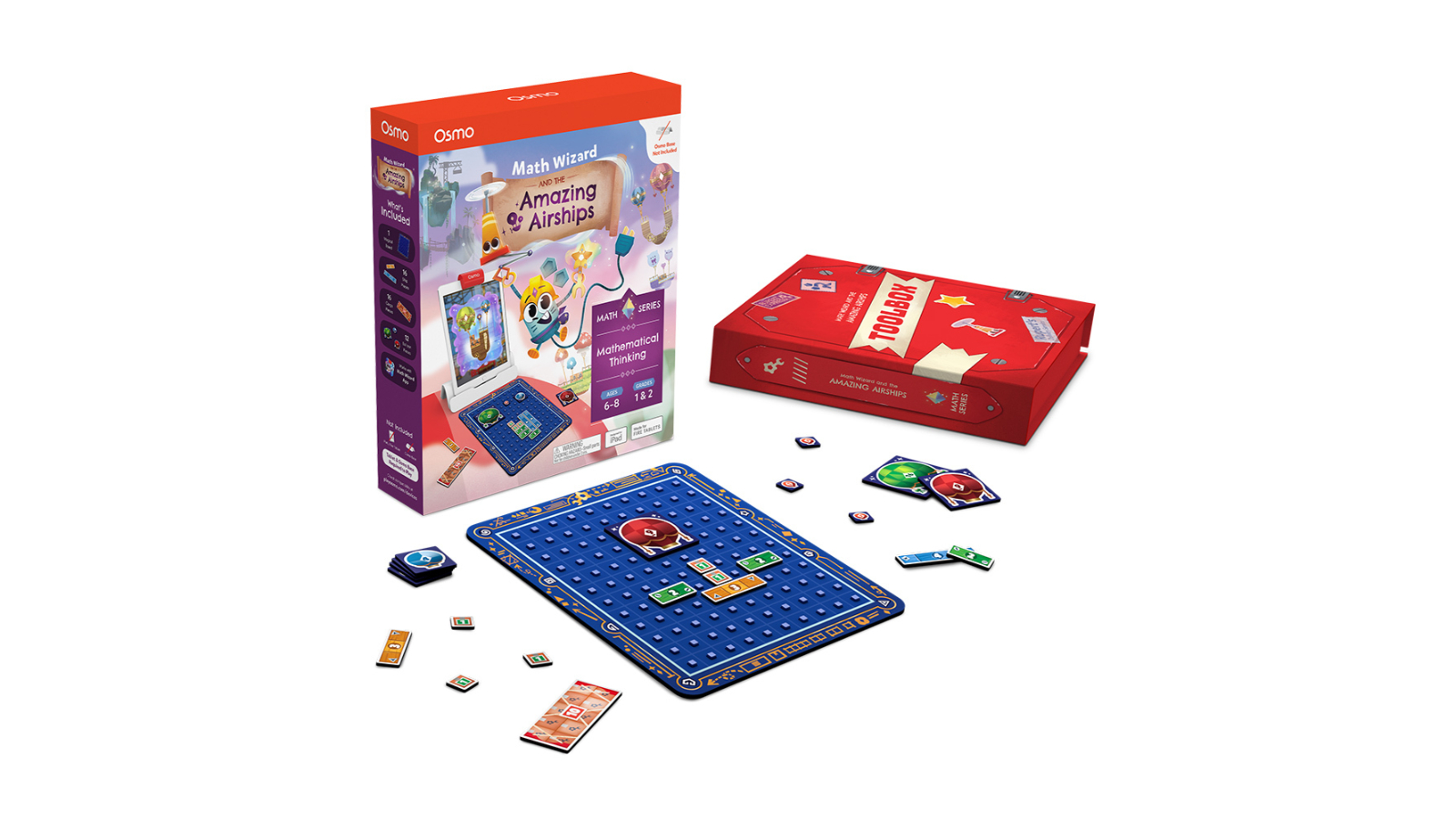 Osmo Kids Maths Wizard and the Amazing Airships Educational Game Toy ...