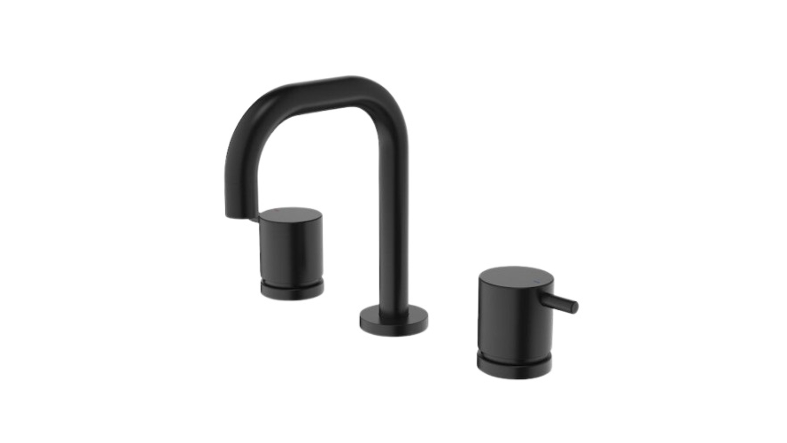 Caroma Luna Lever Basin Set - Matte Black | Harvey Norman