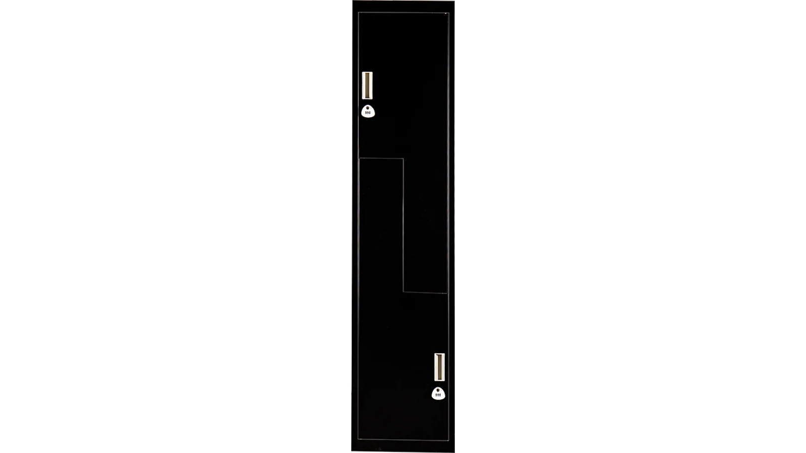 Serrano Black Two-Door L-Shaped 3 Digit Combination Storage Locker ...