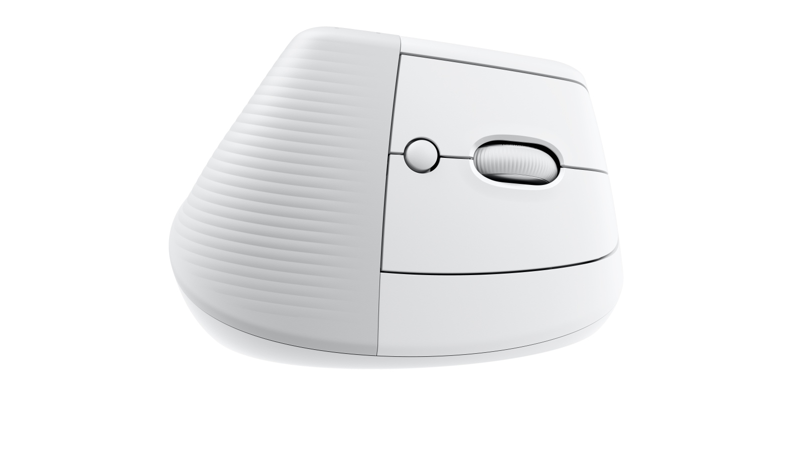 Logitech Lift Vertical Ergonomic Mouse - Off-White | Harvey Norman
