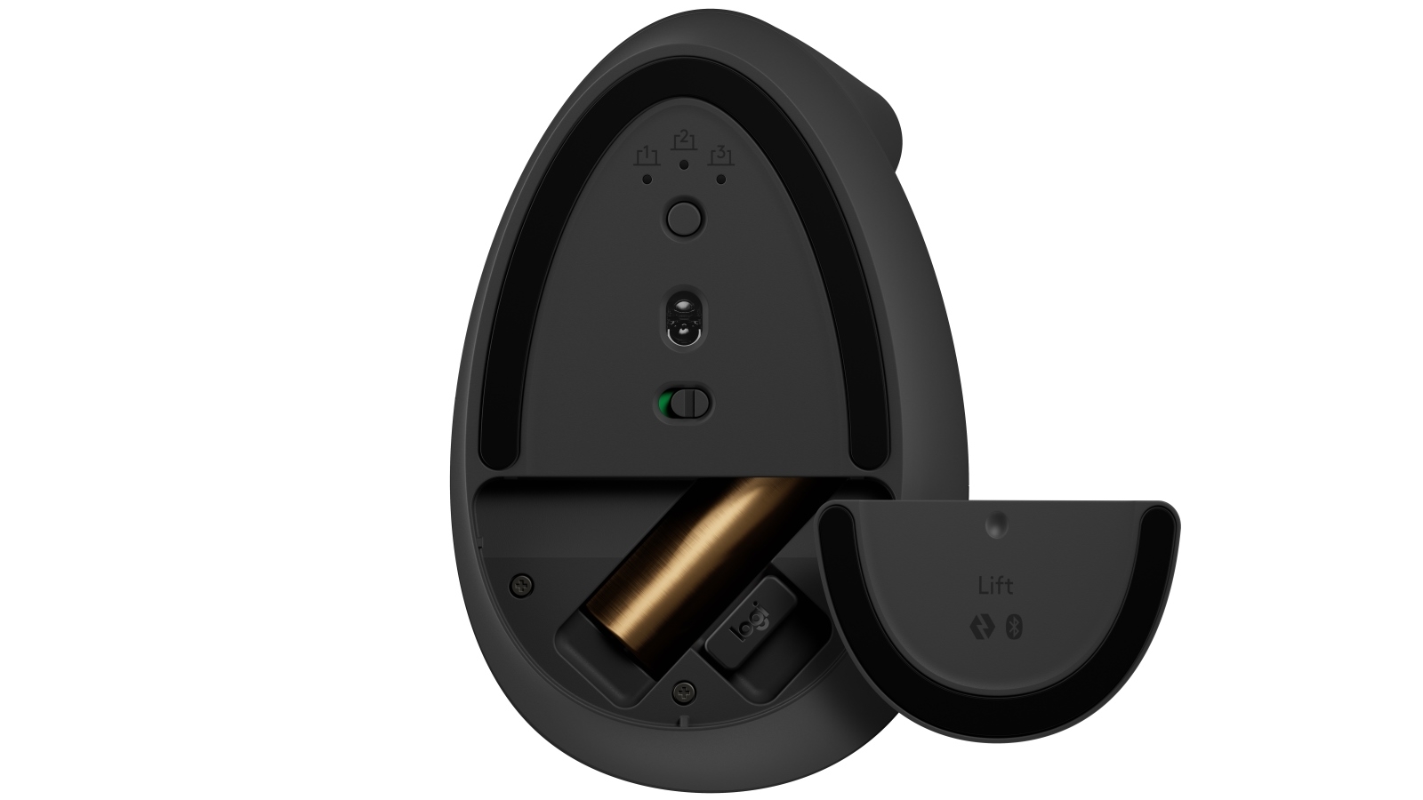 Logitech Lift Vertical Ergonomic Mouse - Graphite | Harvey Norman