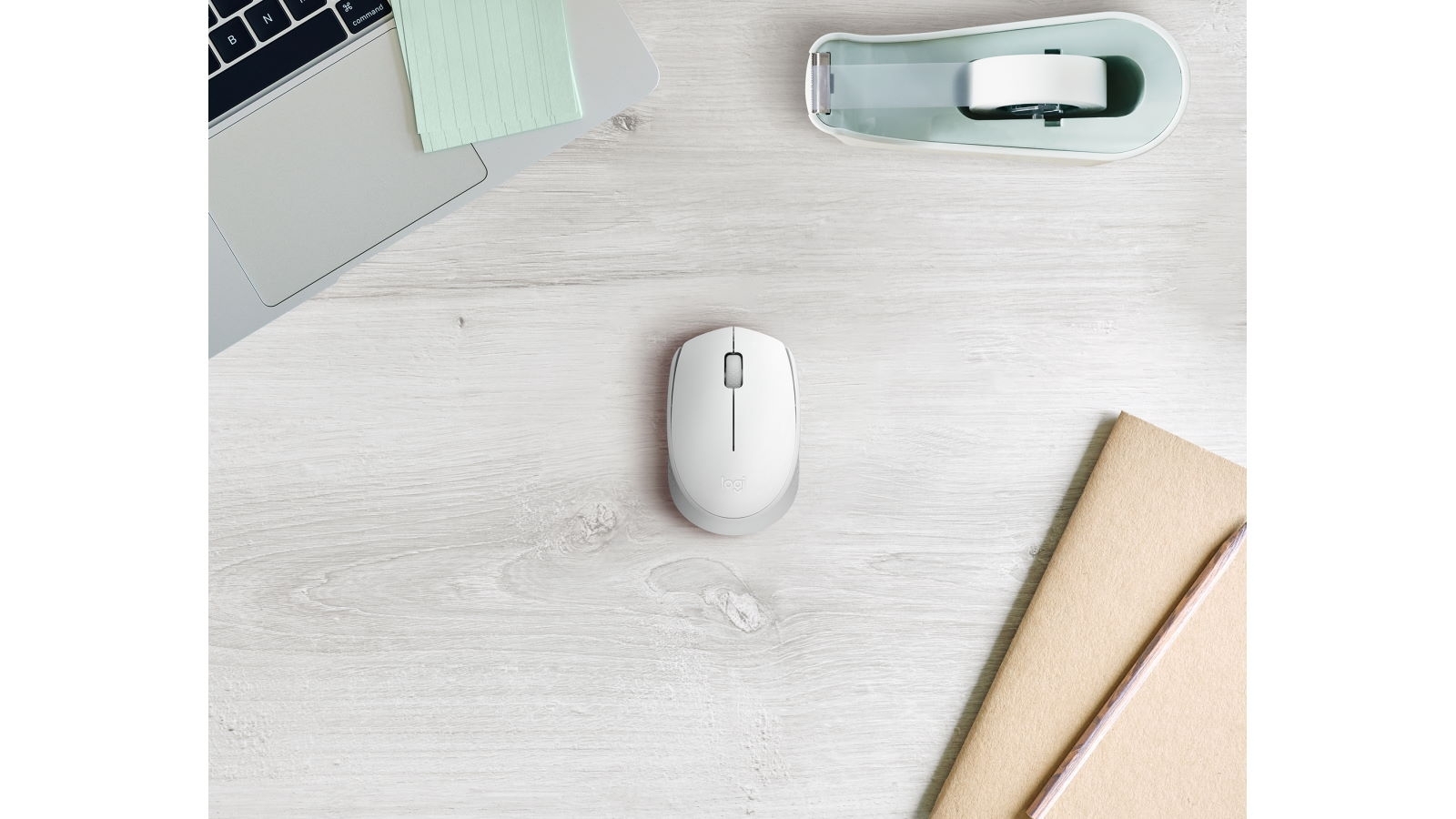 M171 Wireless Mouse - Off White | Harvey Norman