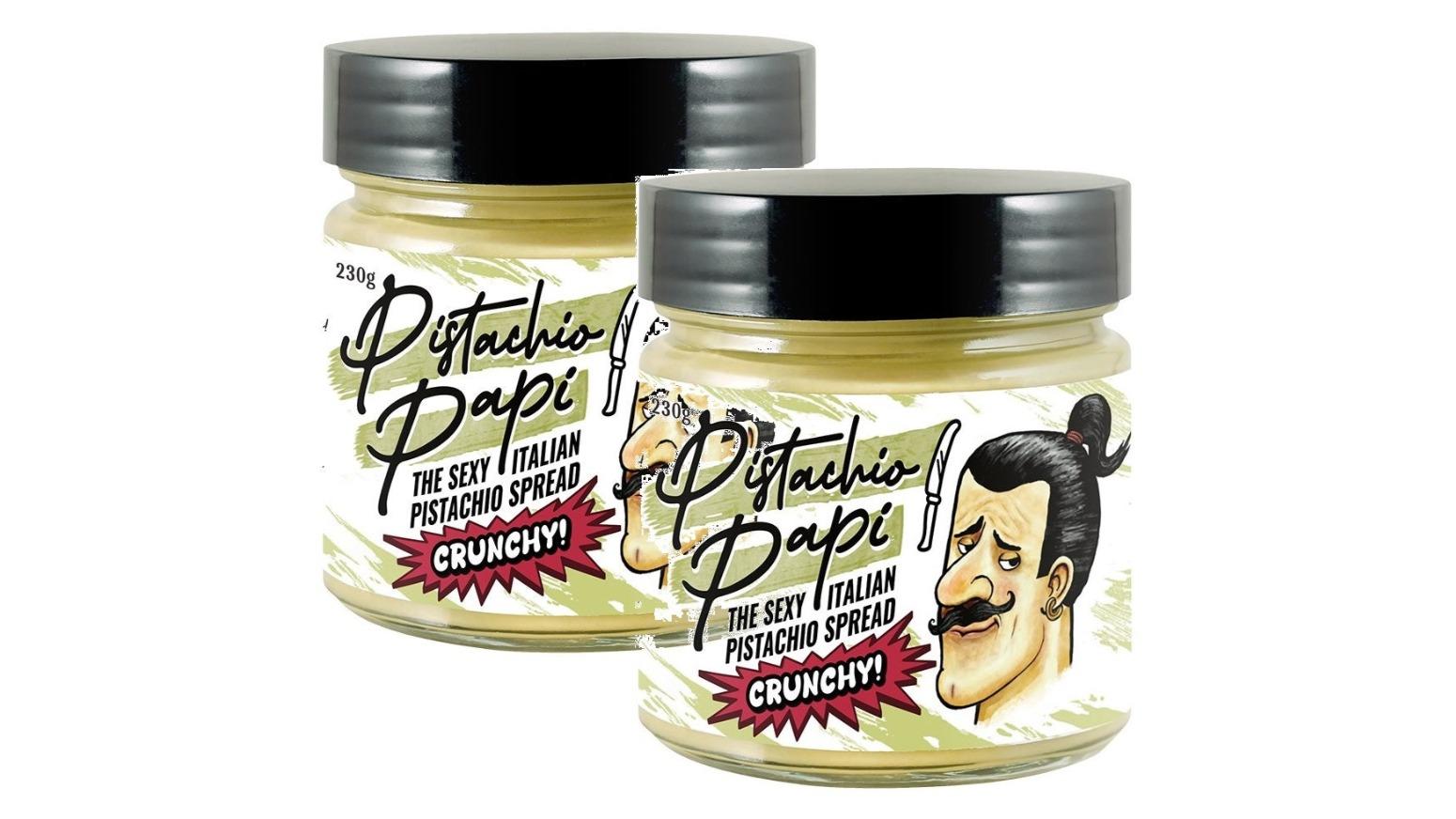 Pistachio Papi 230g Crunchy Spread Italian Made in Italy - Pack of 2 ...