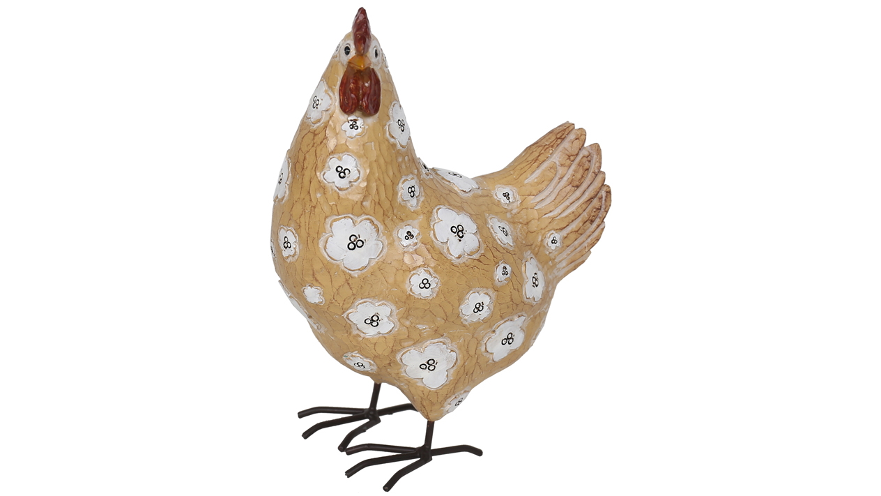 Decorative Fawn Chook - 17x10x22cm | Harvey Norman