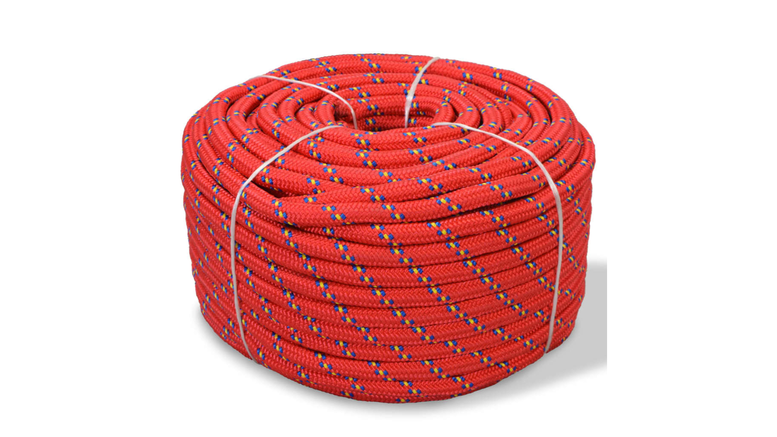 vidaXL Polypropylene 1 x 5cm Marine Rope - Red | Harvey Norman
