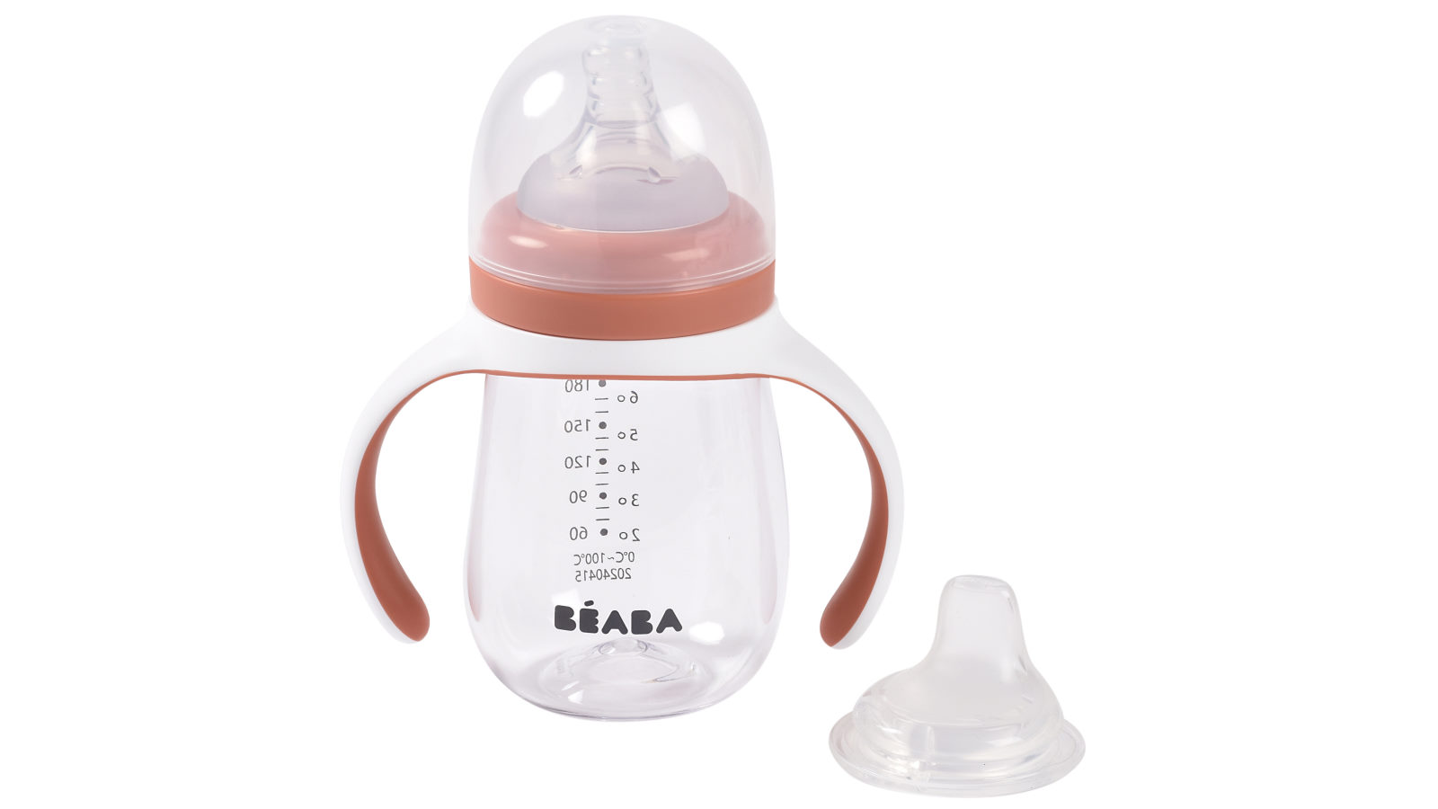 Beaba 2 in 1 Bottle to Sippy Learning 210ml Cup - Terracotta | Harvey ...
