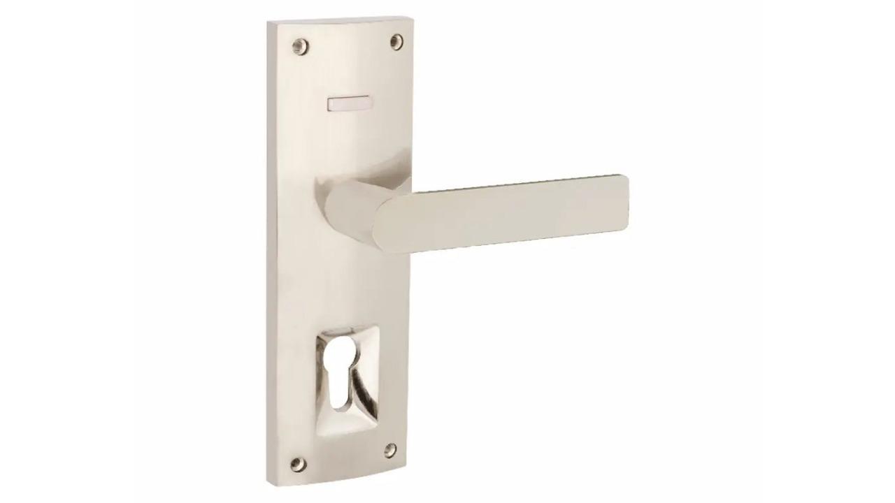 Complete Doors Online Kent Knox Entrance Set - Brushed Nickel | Harvey ...