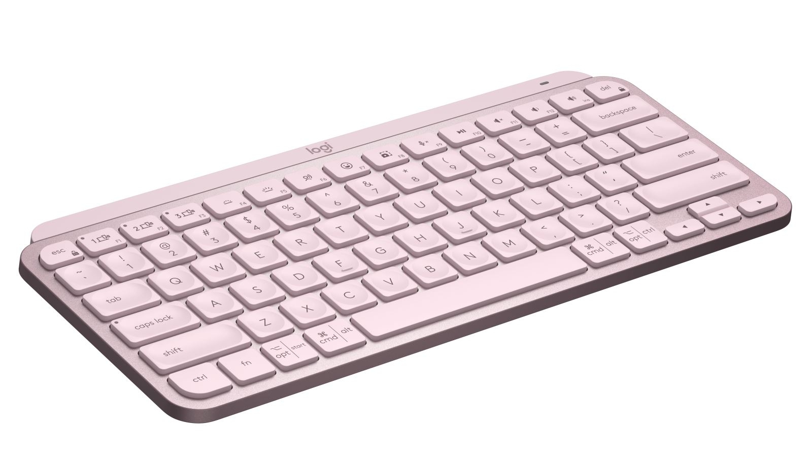 Logitech MX Keys Mini Minimalist Wireless Illuminated Keyboard - Rose ...