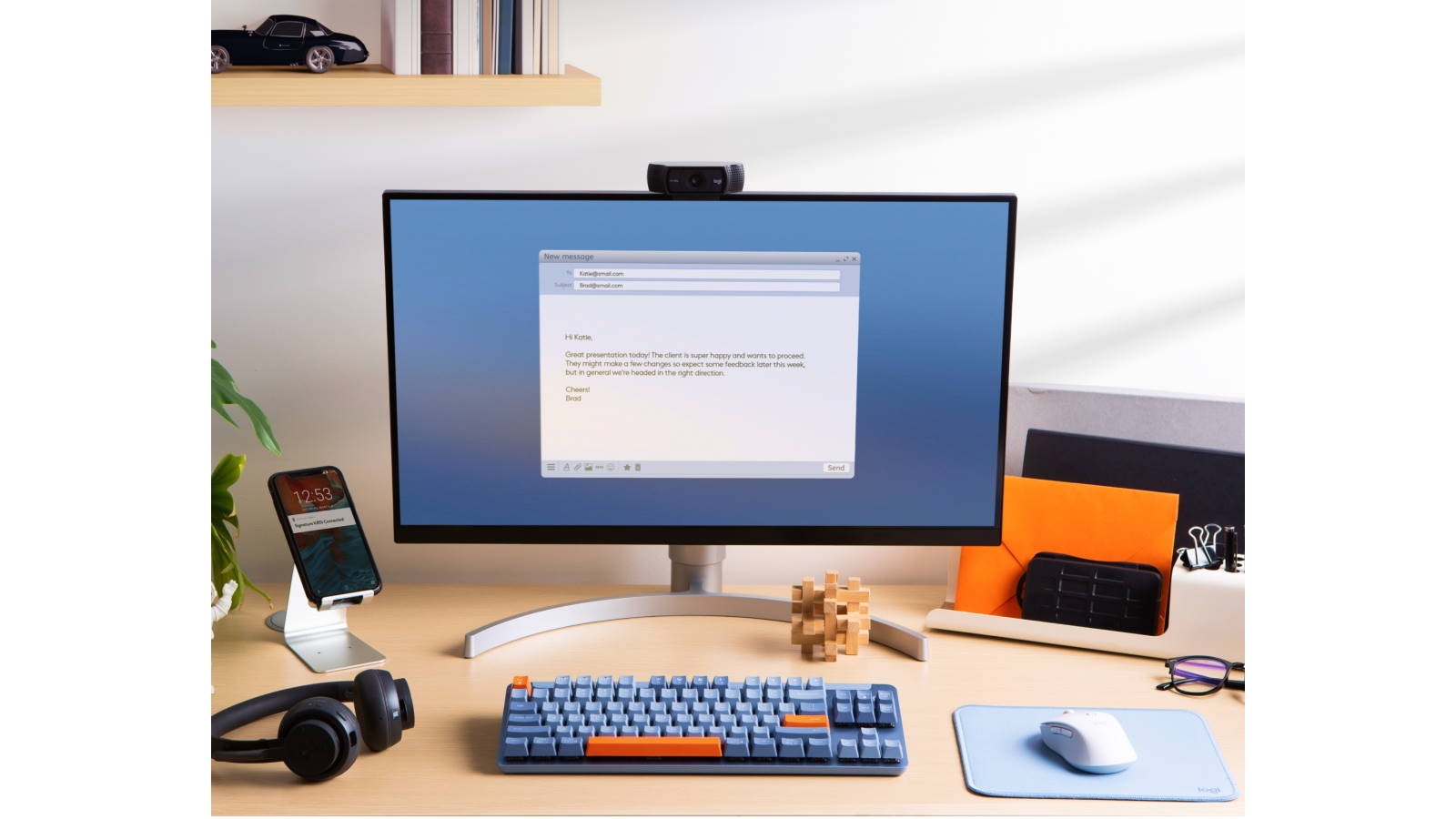 Logitech Signature K855 Wireless Mechanical Tenkeyless Keyboard ...