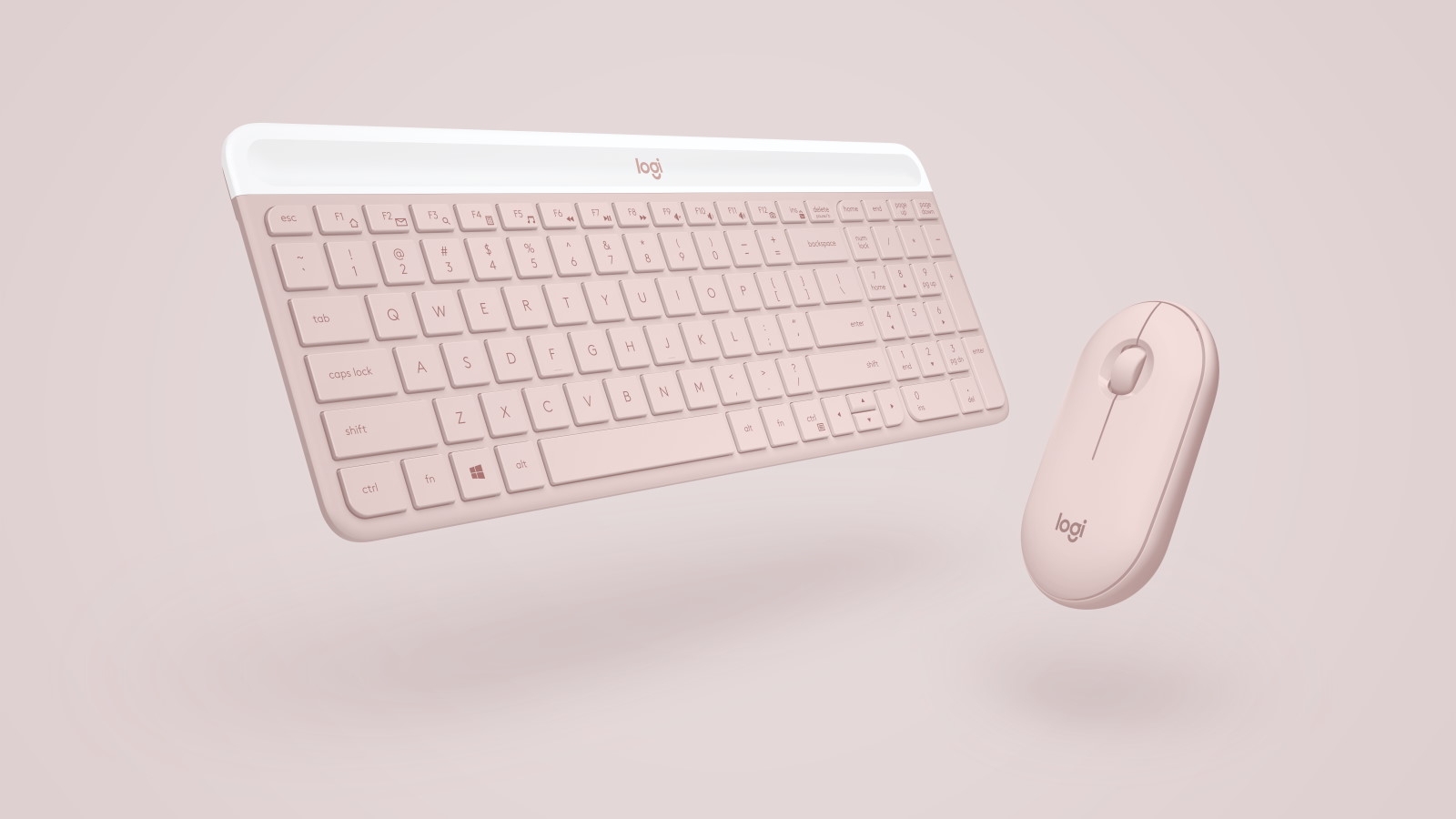 Logitech MK470 Slim Wireless Keyboard and Mouse Combo - Rose | Harvey ...