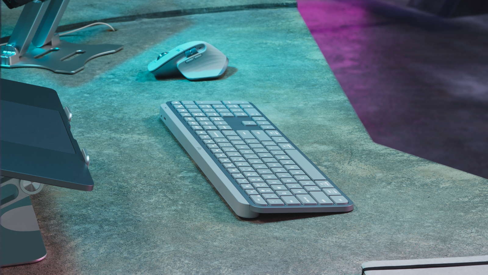 Logitech MX Keys S Advanced Wireless Illuminated Keyboard - Pale Grey ...