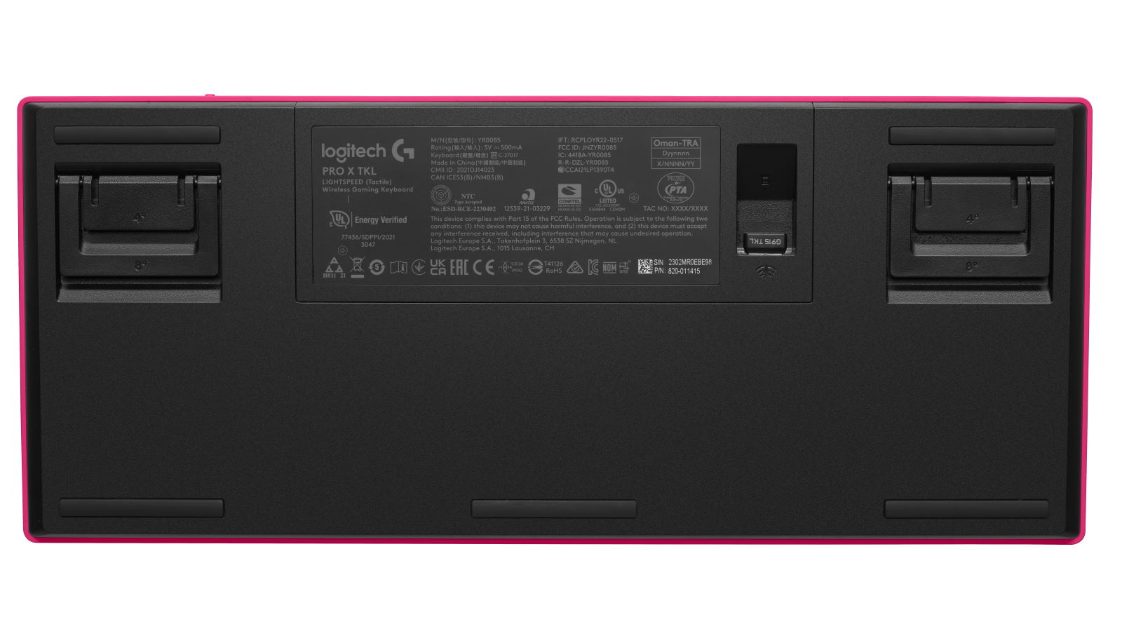 Logitech G Pro X 2 TKL LIGHTSPEED Gaming Keyboard - Magenta | Harvey Norman