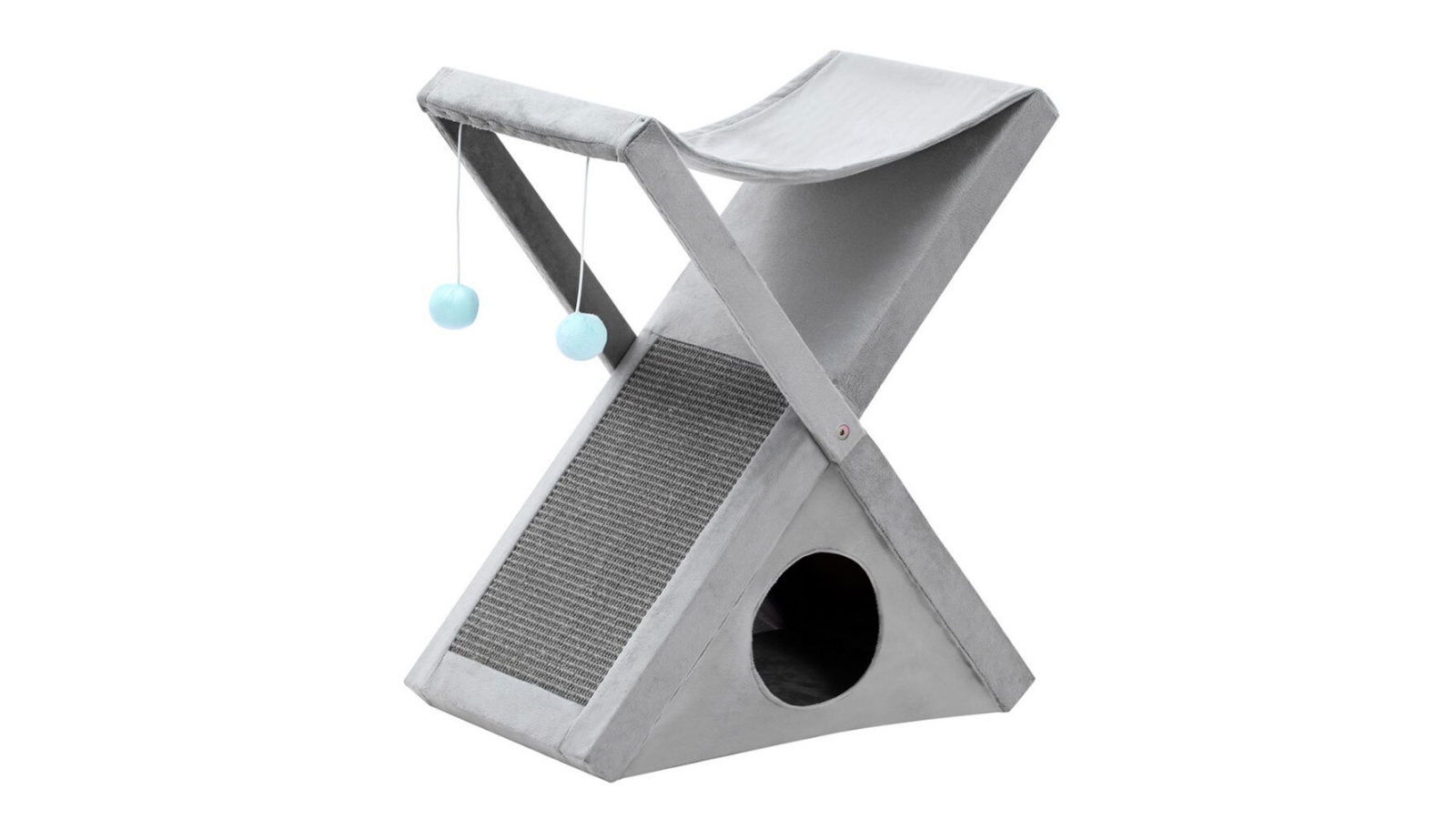 Paws & Claws Catsby Cat Scratcher - Grey | Harvey Norman