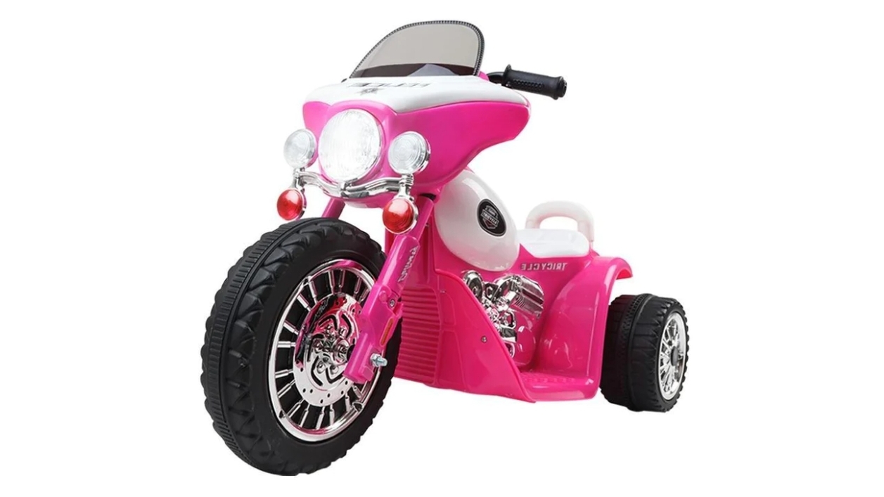 BL Kids Ride On Harley Davidson Inspired Motorbike - Pink | Harvey Norman