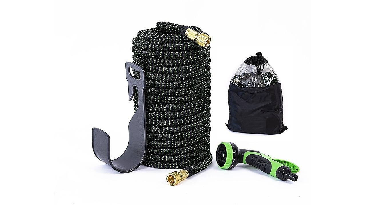 Randy and Travis Machinery 30metre Heavy Duty Expandable Nozzle Garden ...