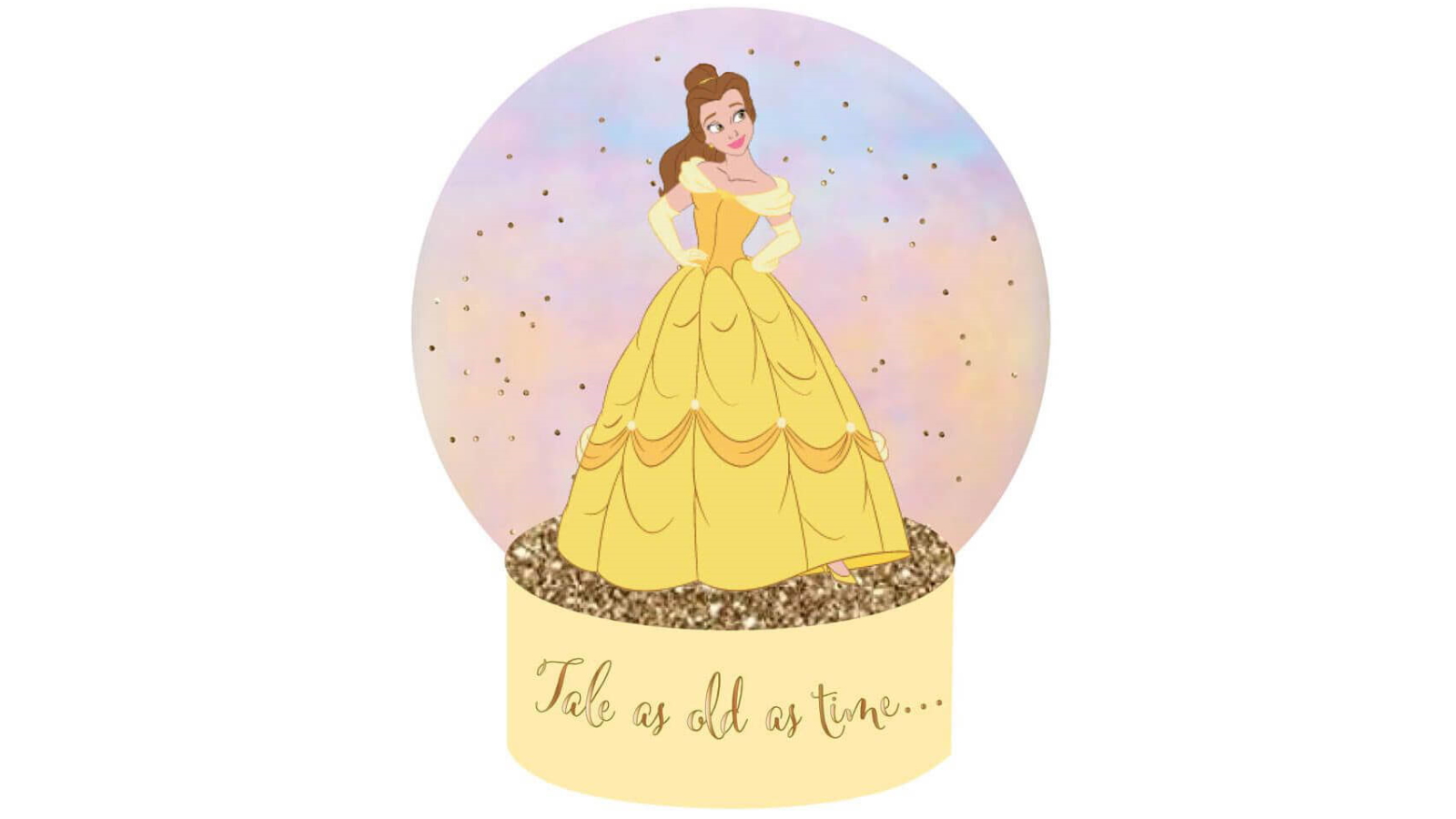 Disney Princess Belle Christmas Snowglobe | Harvey Norman