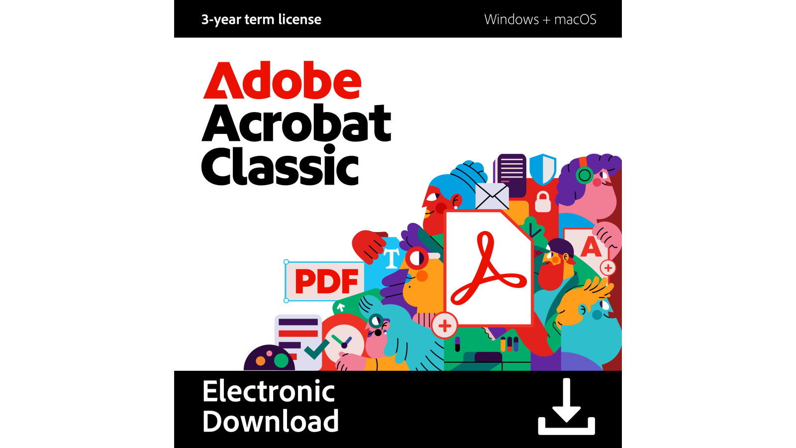 Adobe Acrobat Classic Commercial Edition Digital Download - 3 Years ...