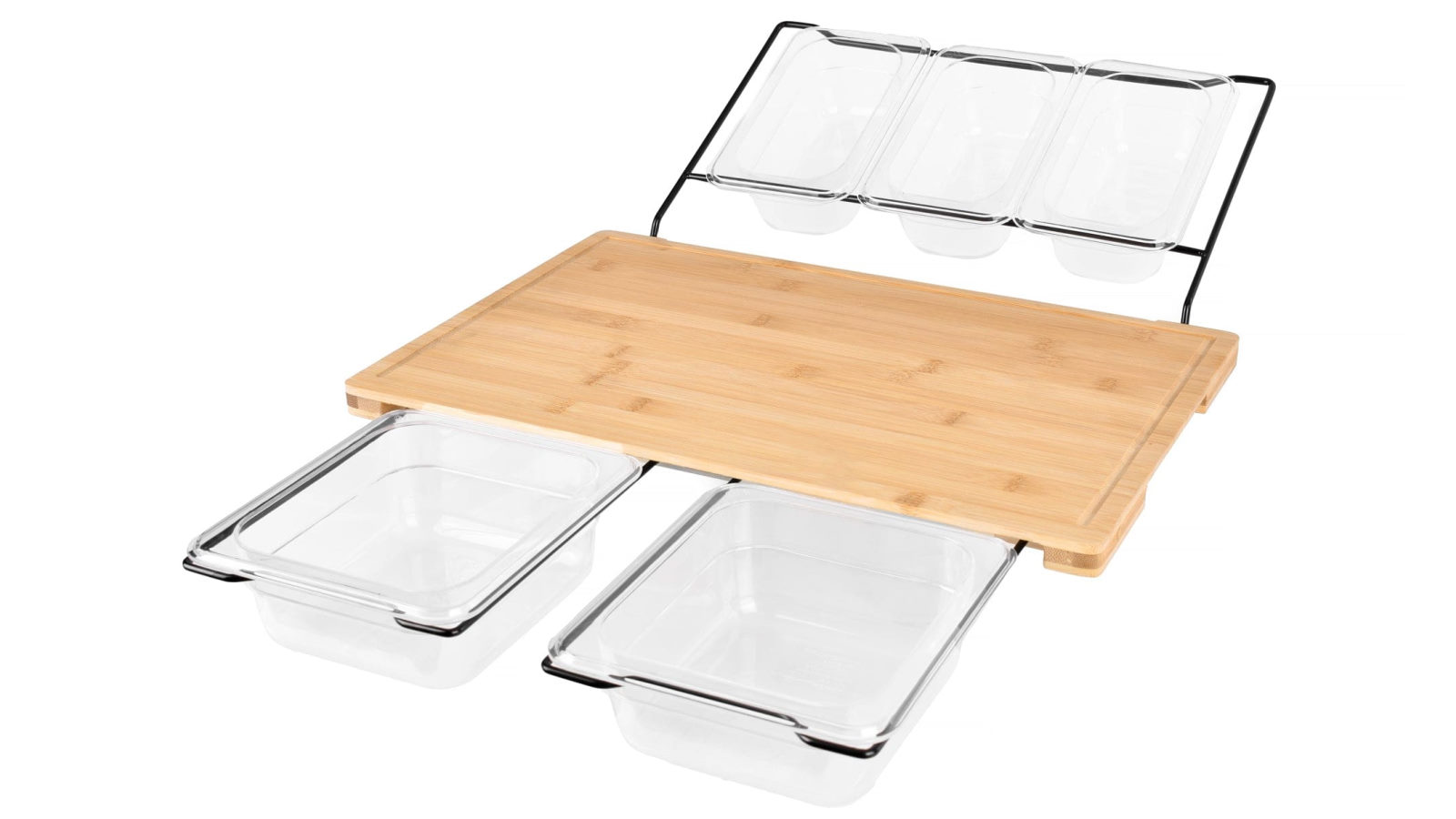YS Extensible Bamboo Cutting Board Set | Harvey Norman